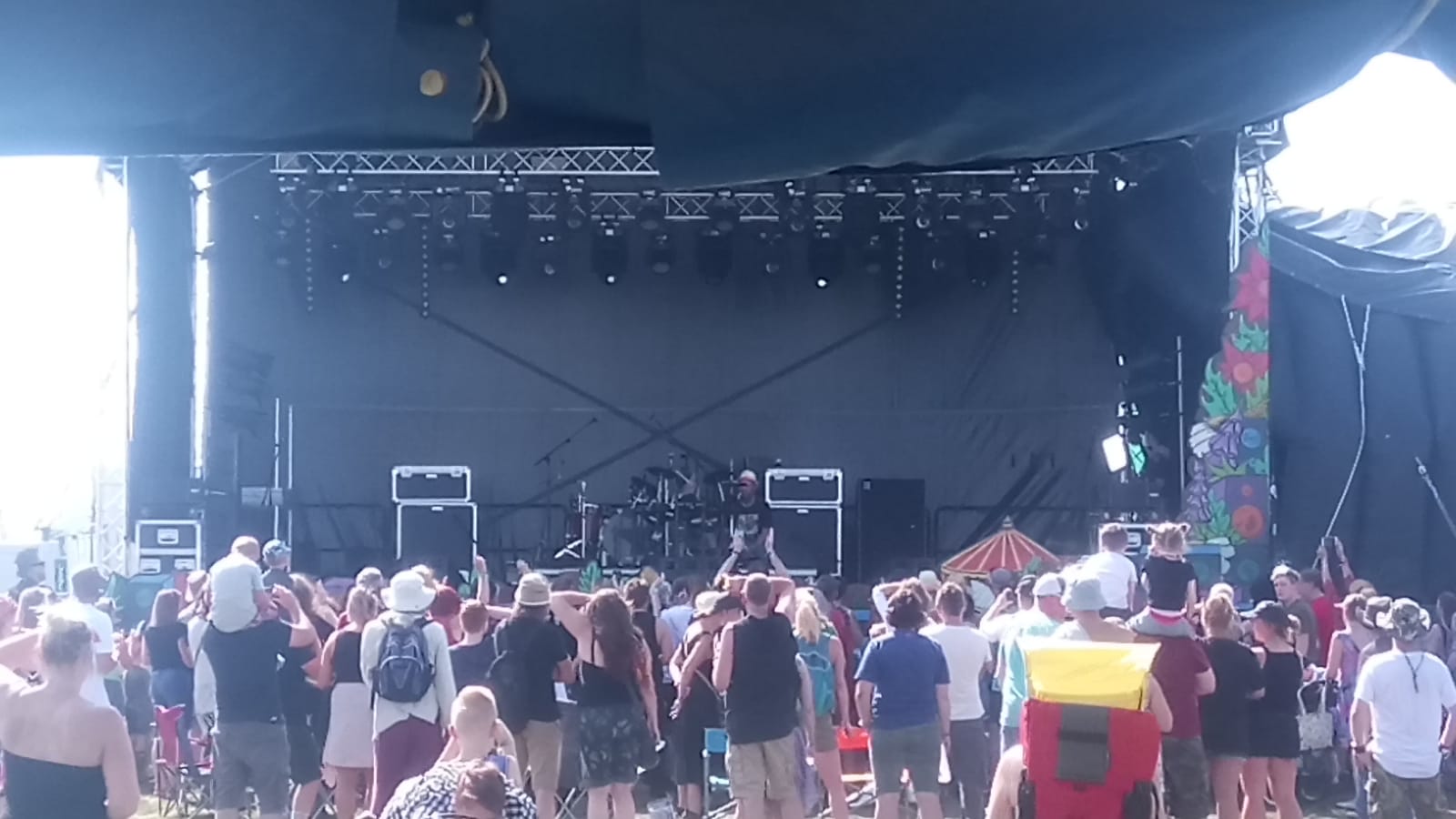 Solfest Setup Today. - TOBIN STAGE